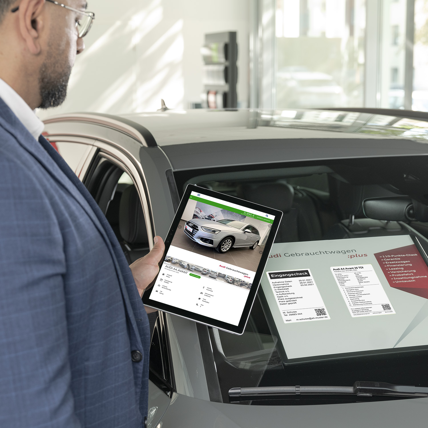 Reduce standing times in dealerships with digital price displays